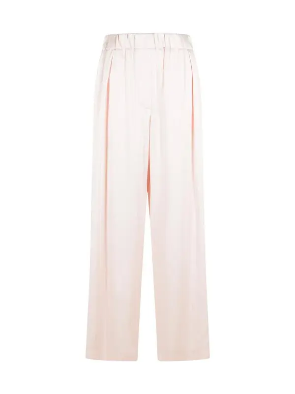 JIL SANDER Acetate Blend Trousers - Pink