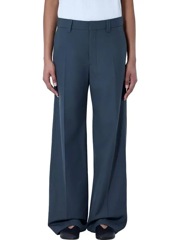 LEMAIRE Lemiaire Wide-leg Tailored Trousers - Gray