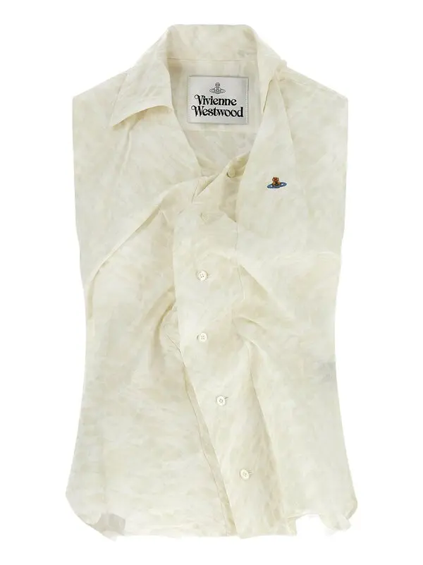 VIVIENNE WESTWOOD Sleeveless Shirt - Cream