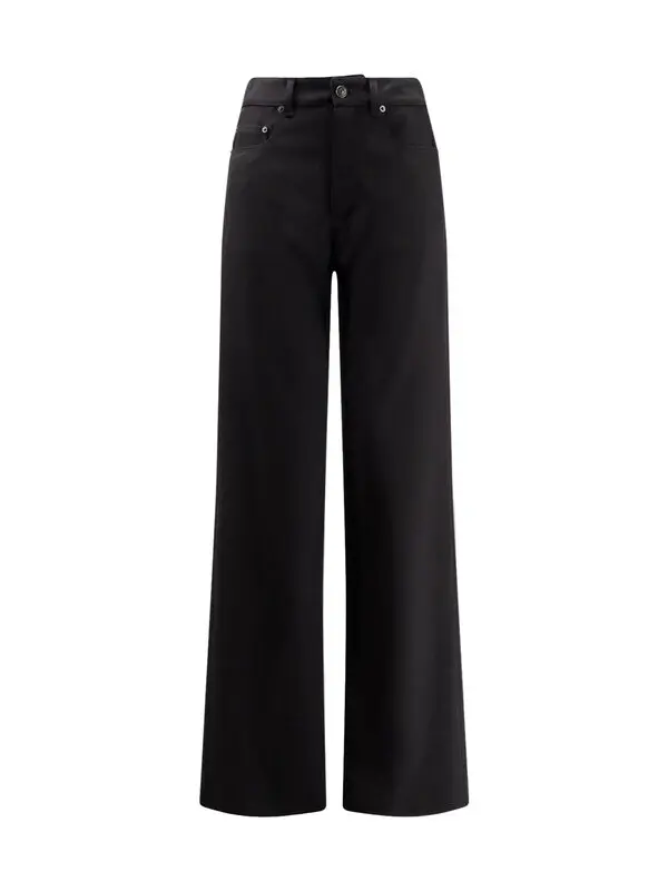 Balenciaga Stretch Wool Trousers - Multicolor