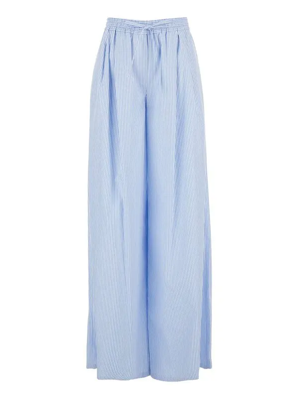 Dolce & Gabbana Striped Relaxed Fit Tech Fabric Pants - Multicolor