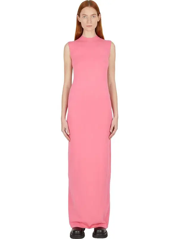 Sportmax Calcio Open Back Maxi Dress - Pink