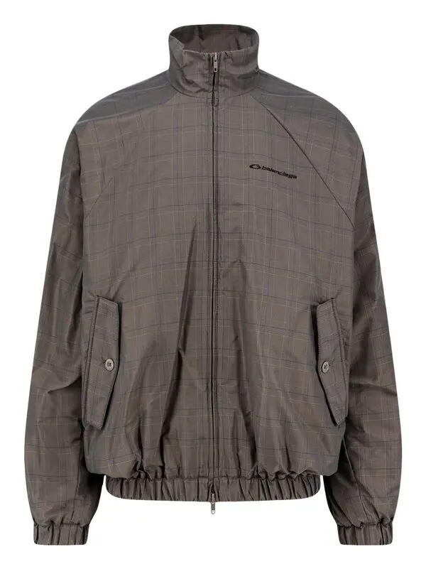 Balenciaga Madras Nylon Jacket - Multicolor