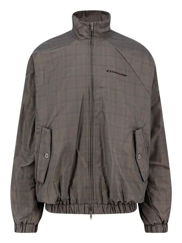 Balenciaga Madras Nylon Jacket - Multicolor