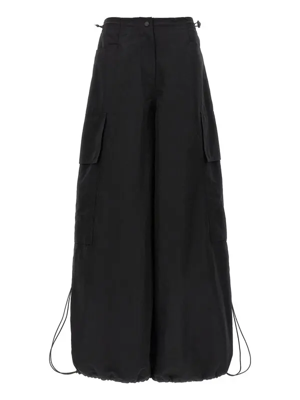 Palm Angels Parachute Pants - Black