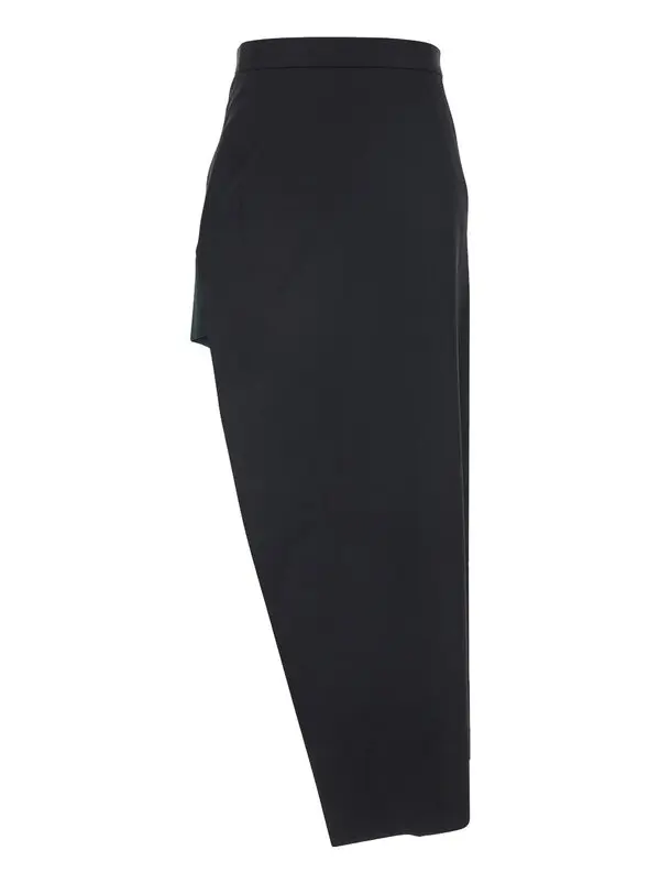 VIVIENNE WESTWOOD Asymmetrical Wool Skirt - Multicolor