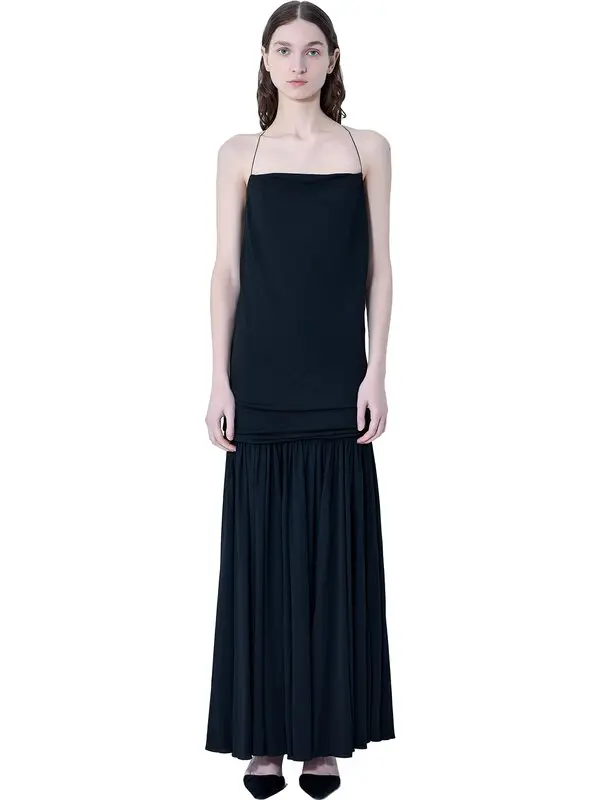 Jacquemus La Robe Abiha Maxi Dress - Black