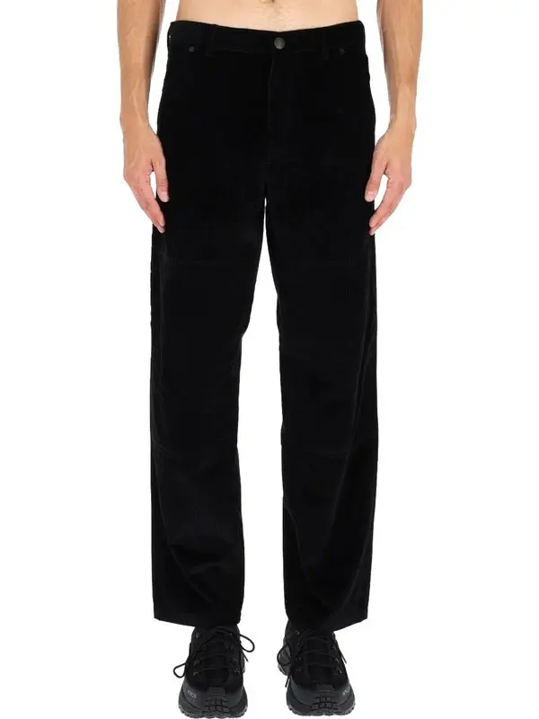 Moncler Ribbed Cotton Pants - Black