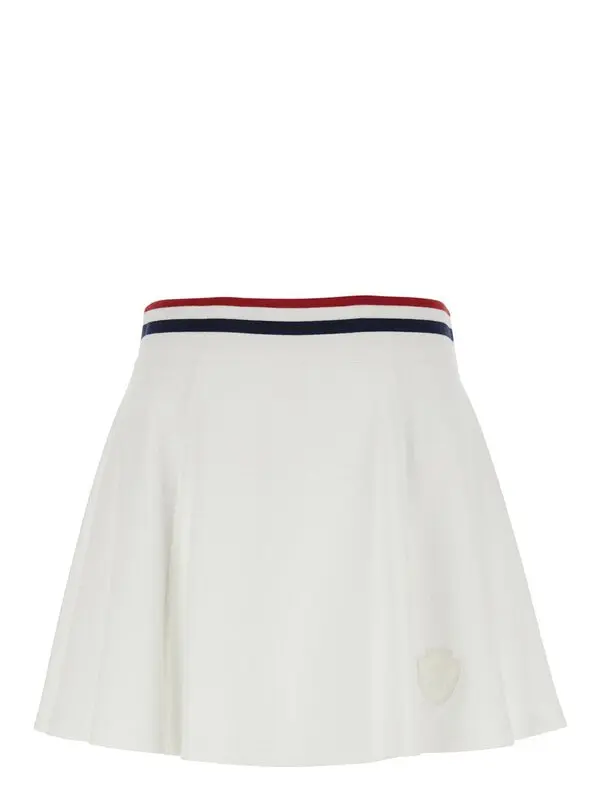 Brunello Cucinelli Cotton Mini Skirt With Elastic Waist - Multicolor