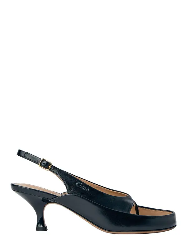 Chloé Junie Heeled Sandals - Black