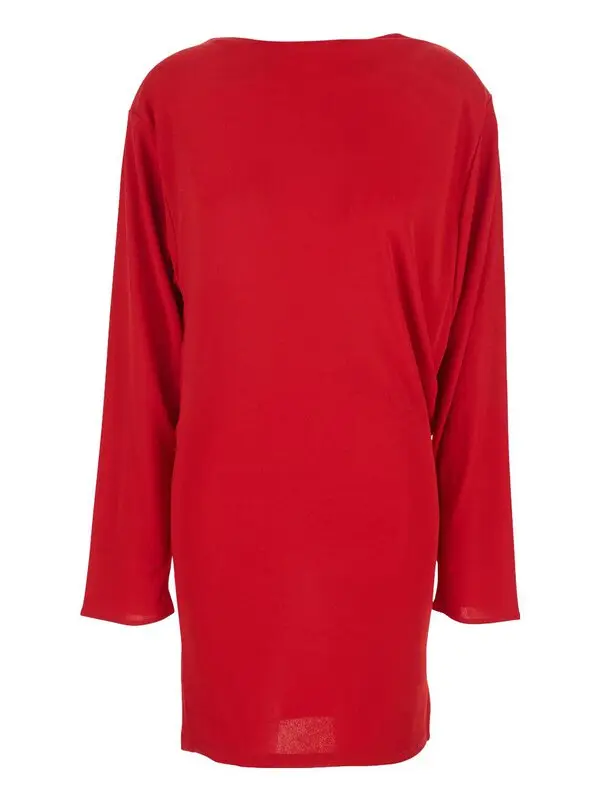 Jacquemus Mistral Viscose Dress - Red
