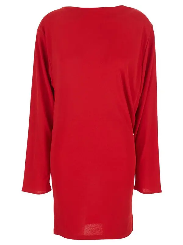 Jacquemus Mistral Viscose Dress - Red