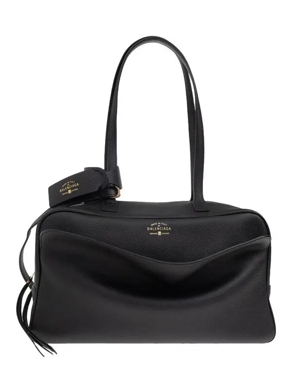 Balenciaga Leather Tote Bag - Black