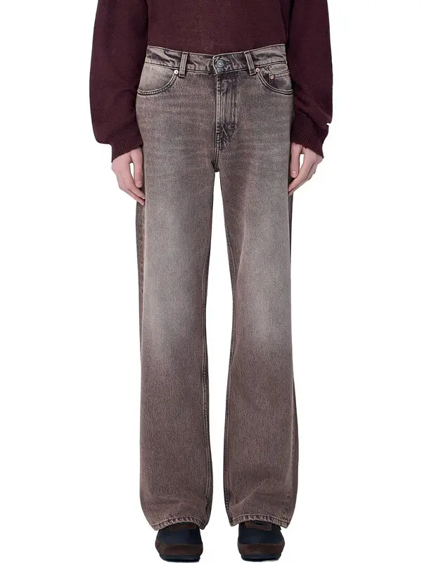 Our Legacy Carlson Cut Jeans Wide Leg - Brown