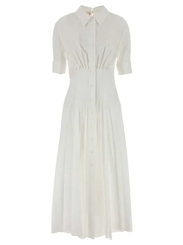Marni Poplin Shirt Dress - White