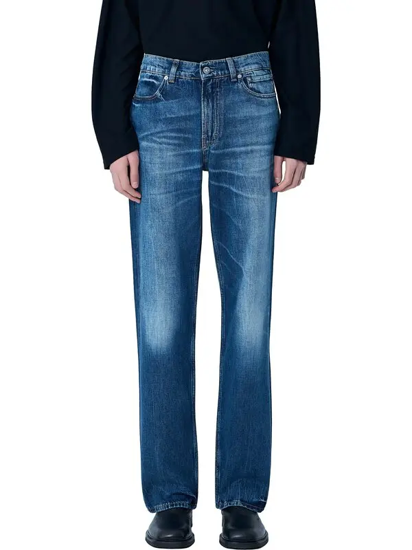 Our Legacy Carlson Cut Faded Jeans - Blue