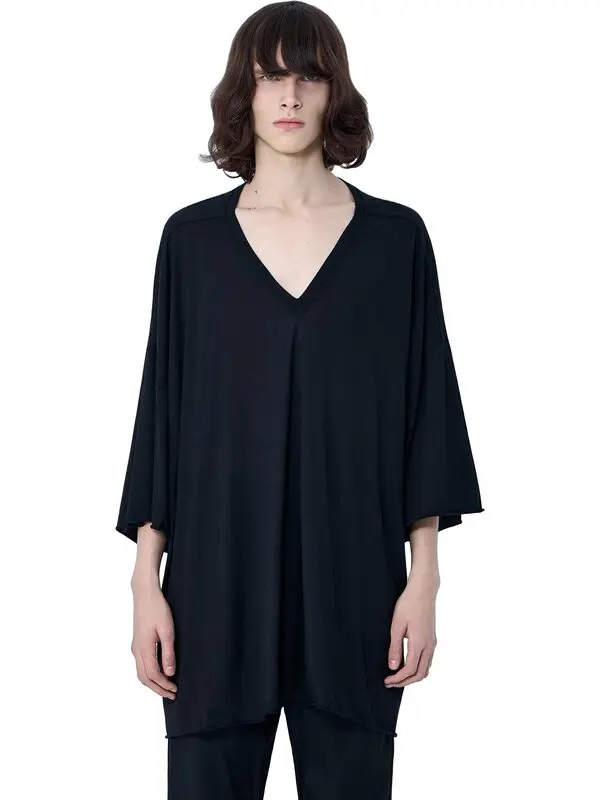 Rick Owens V Tommy" V-neck T-shirt - Black
