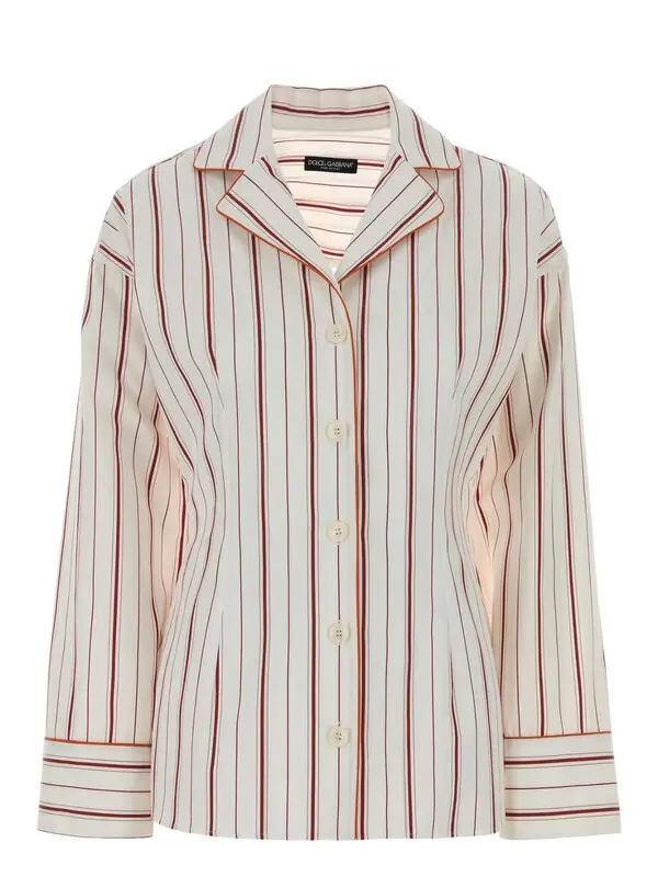Dolce & Gabbana Embroidered Poplin Shirt - Multicolor