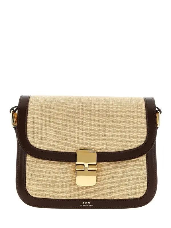 A.p.c. Grace Small Crossbody Bag - Cream