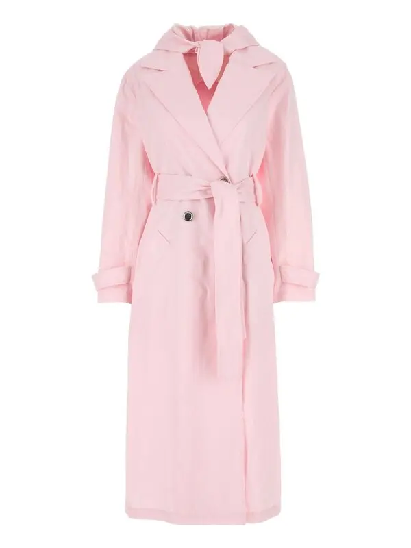 Givenchy Hooded Trench Coat - Multicolor