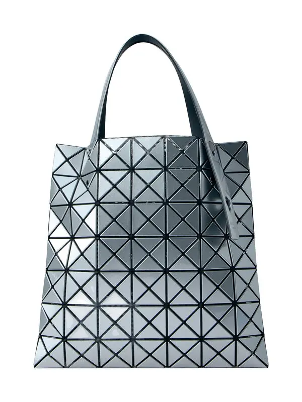 Issey Miyake Geometric Paneled Tote Bag - Gray
