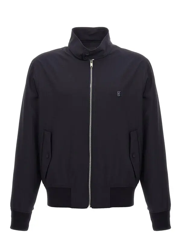 Givenchy Harrington Wool Blend Jacket - Blue