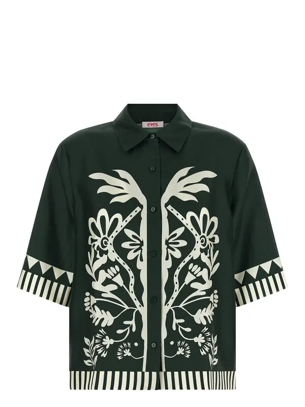 ERES Meraude Silk Twill Shirt - Green