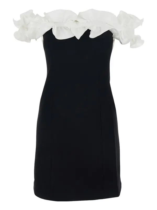 ROTATE BY BIRGER CHRISTENSEN Off-the-shoulder Ruffled Dress - Multicolor