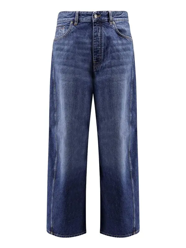 Givenchy Twisted Stone-washed Denim Jeans - Blue
