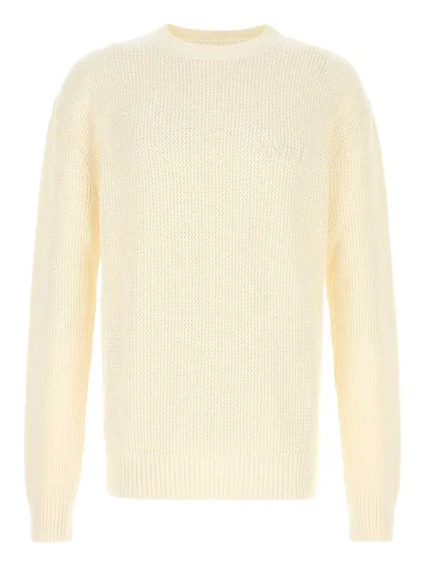 Amiri Cream Crochet Sweater - Yellow