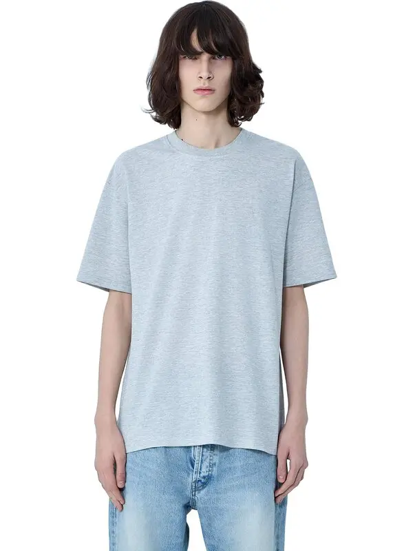Saint Laurent Cassandre Oversize T-shirt - Gray