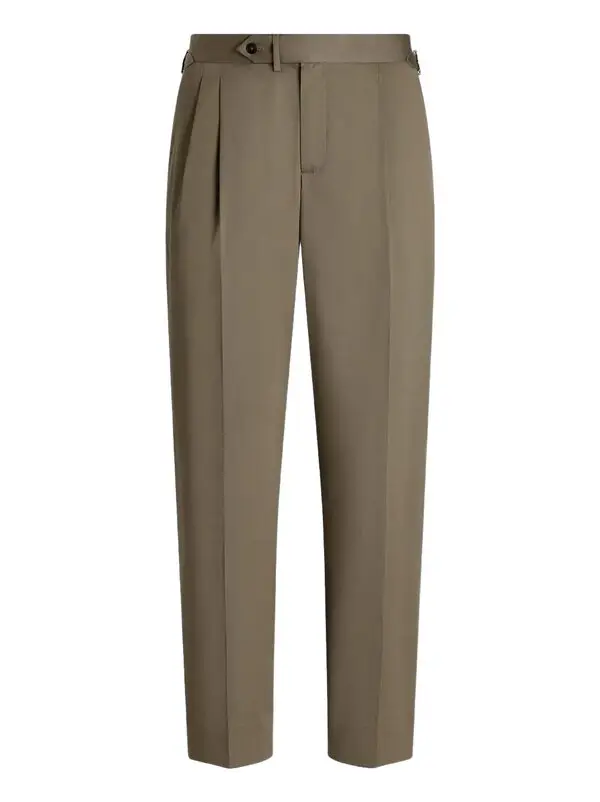 Dolce & Gabbana Straight-leg Pleated Trousers - Green