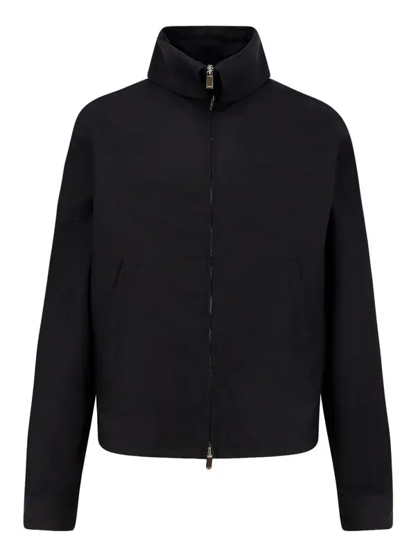 Dior Black Cotton Blend Satin Jacket - Multicolor
