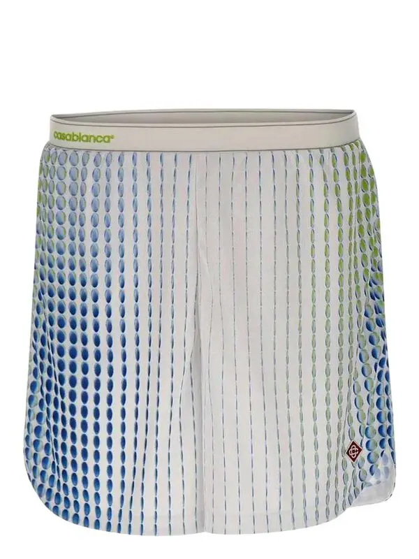 Casablanca Printed Polyester Shorts - Multicolor