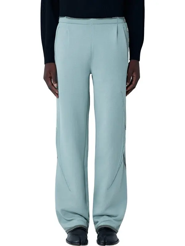 KIKO KOSTADINOV Wool-blend Paneled Pants - Green