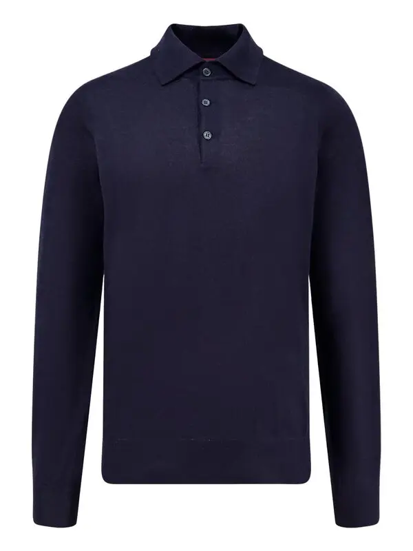 Brunello Cucinelli Cashmere And Cotton Polo Shirt - Multicolor