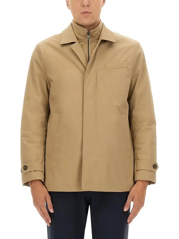 FAY Double Front Jacket - Cream