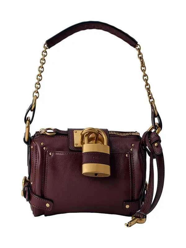 Chloé Small Paddington Chain Shoulder Bag - Black