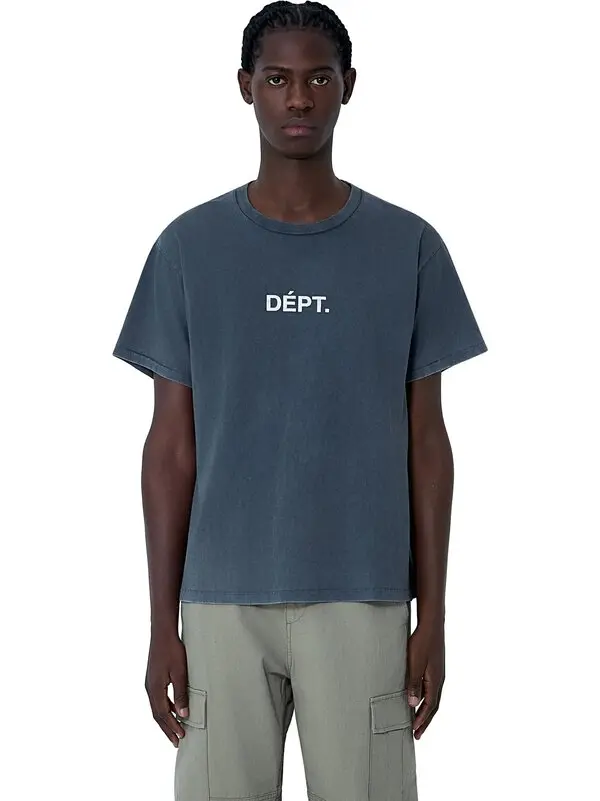 GALLERY DEPT. Logo Motif Cotton Jersey T-shirt - Black
