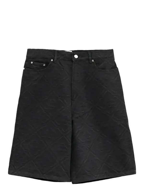 Casablanca Floral Shorts - Black