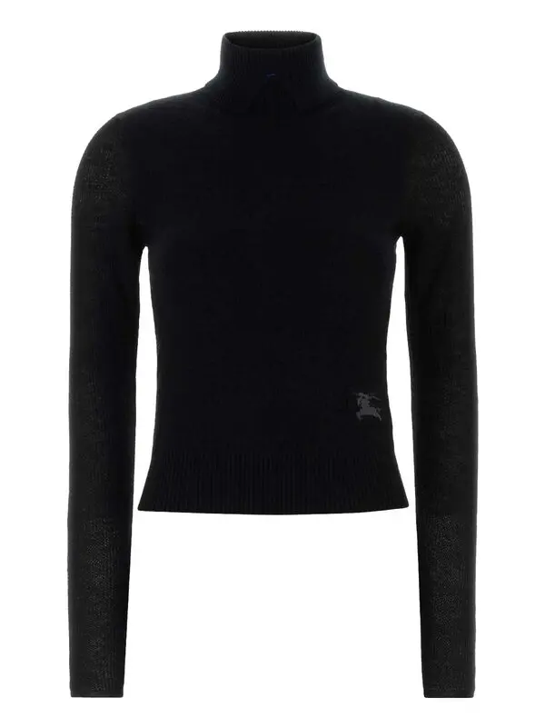 Burberry Wool Blend Sweater - Black