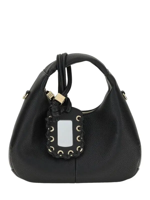 GANNI Hobo Mini Handbag - Black