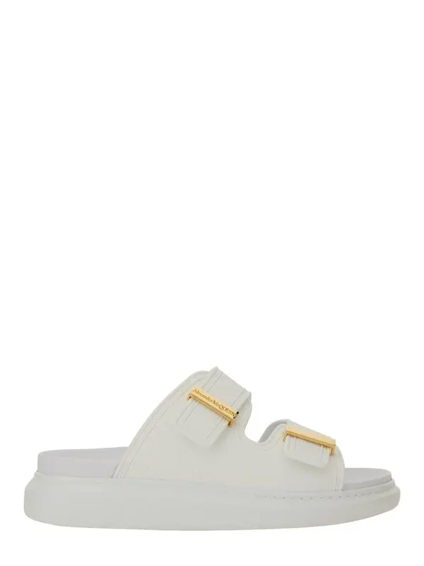 Alexander McQueen Oversized Hybrid Sandals - Cream