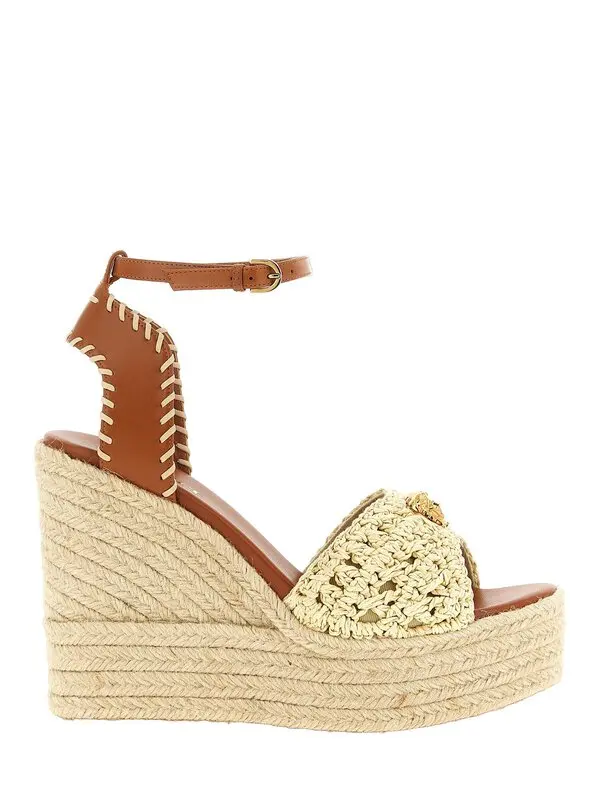 Versace La Medusa Espadrilles - Cream