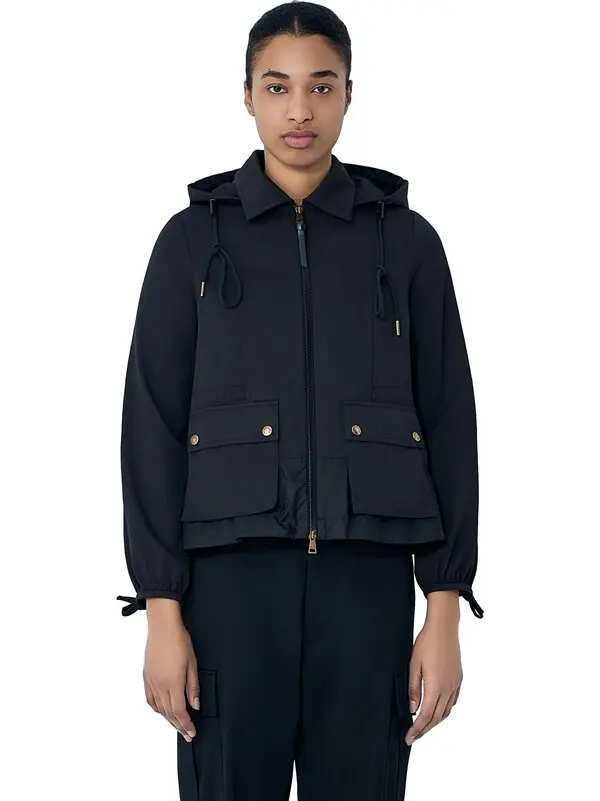 Moncler Adenium Hooded Utility Jacket - Black