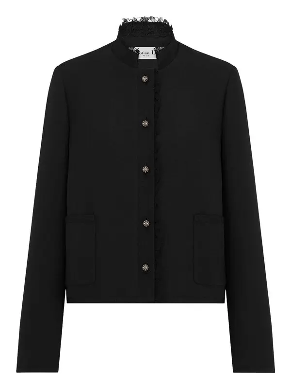 Dior Wool And Silk Blazer - Multicolor