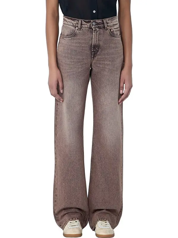 Our Legacy High Rise Wide-leg Jeans - Brown