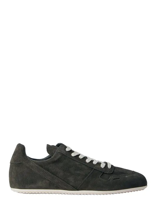 Rick Owens Suede Lace-up Sneakers - Multicolor
