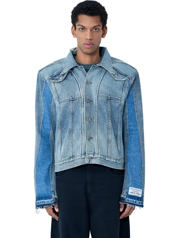GALLERY DEPT. Panelled Denim Jacket - Blue