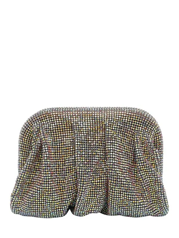 Benedetta Bruzziches Venus La Petite Pochette With Crystal Embellishments - Gold
